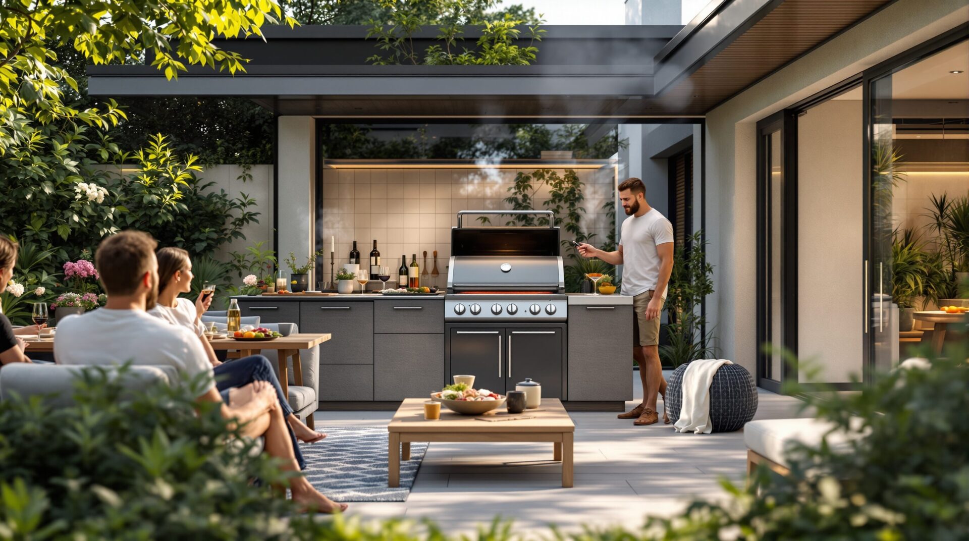Coin barbecue moderne, 10 idées d’aménagement pour l’extérieur